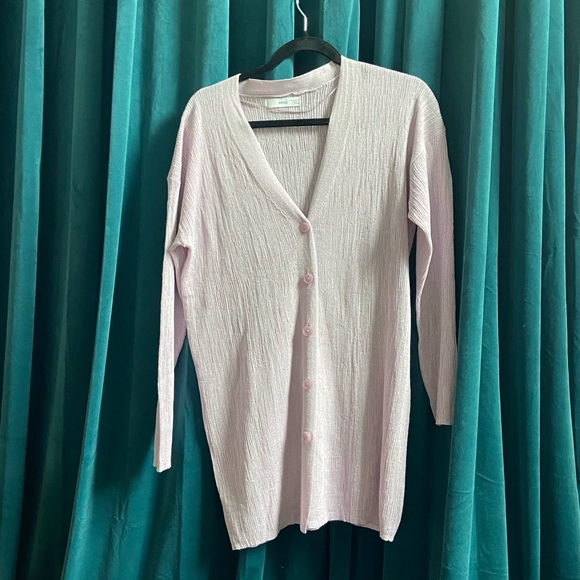 Mango | Jackets & Coats | Mango Light Pink Buttonup Cardigan | Poshmark